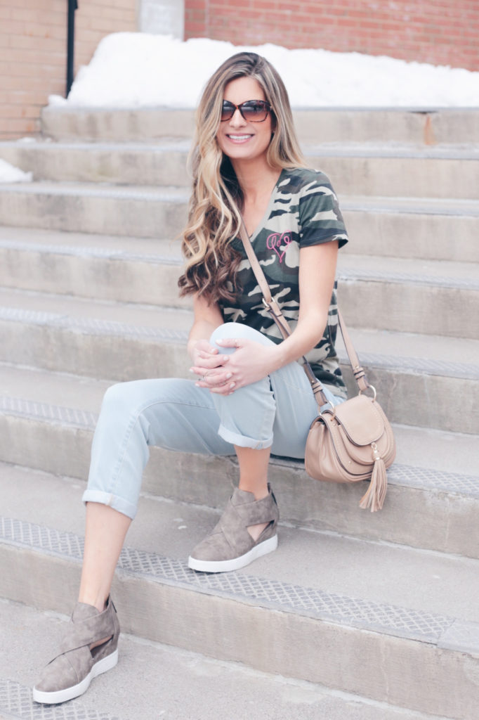 How to Style Camo for Spring with Walmart | New England Style Blog
