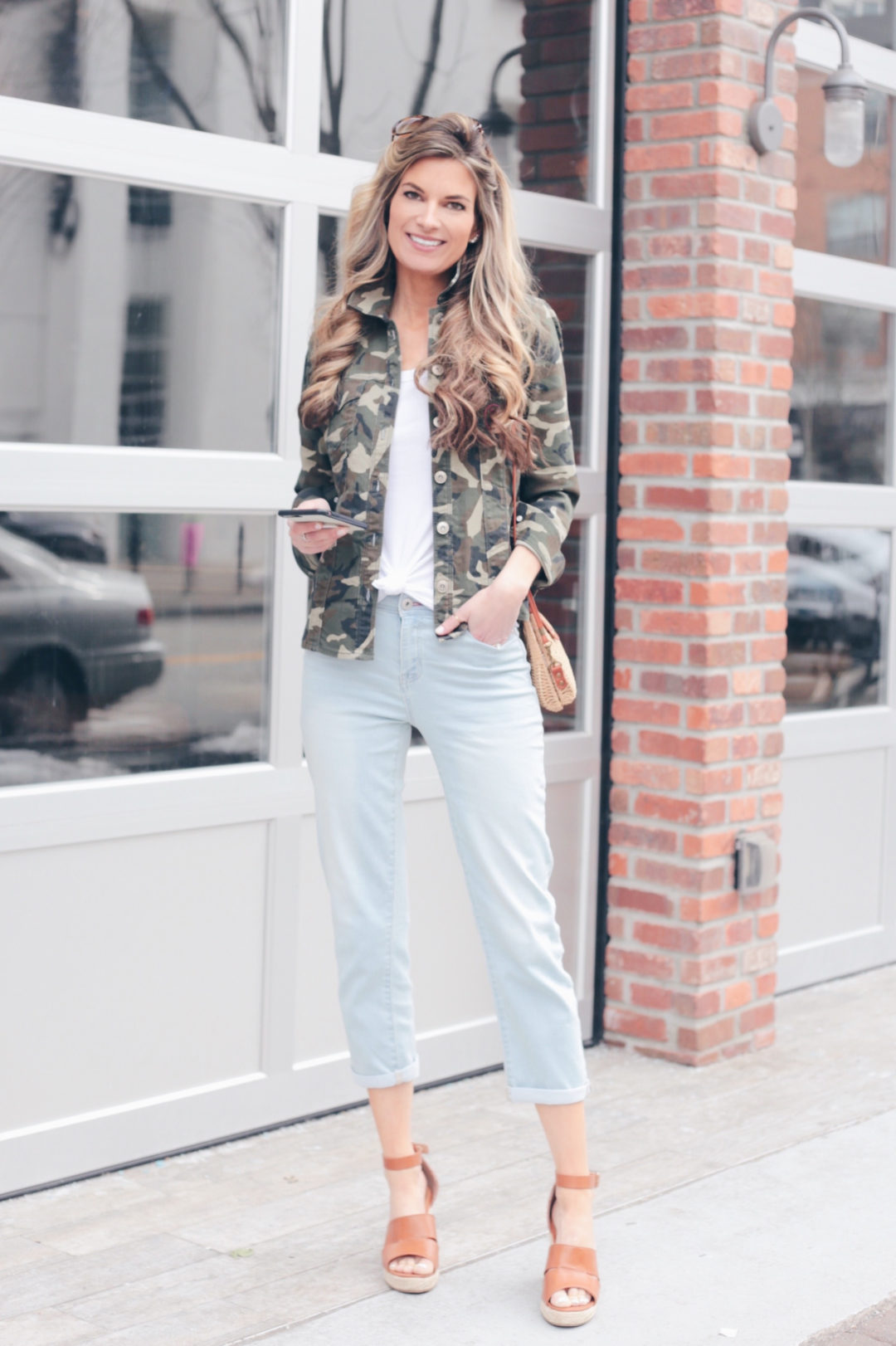 How to Style Camo for Spring with Walmart | New England Style Blog