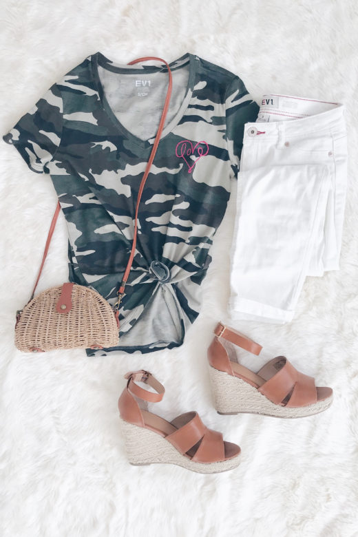 How to Style Camo for Spring with Walmart | New England Style Blog