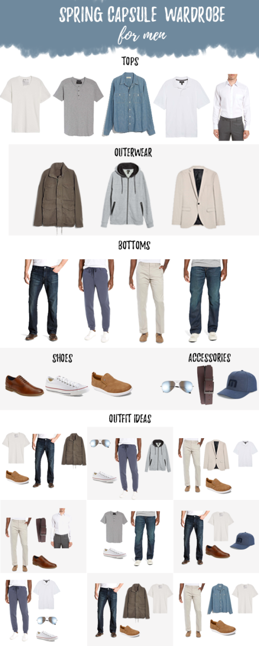 Men's Spring Capsule Wardrobe 2019 with Himteresting Plans and Nordstrom