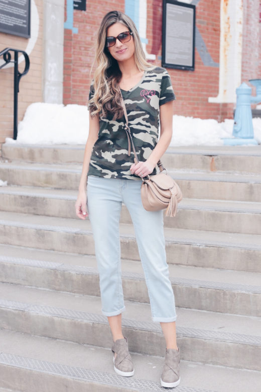 How to Style Camo for Spring with Walmart | New England Style Blog