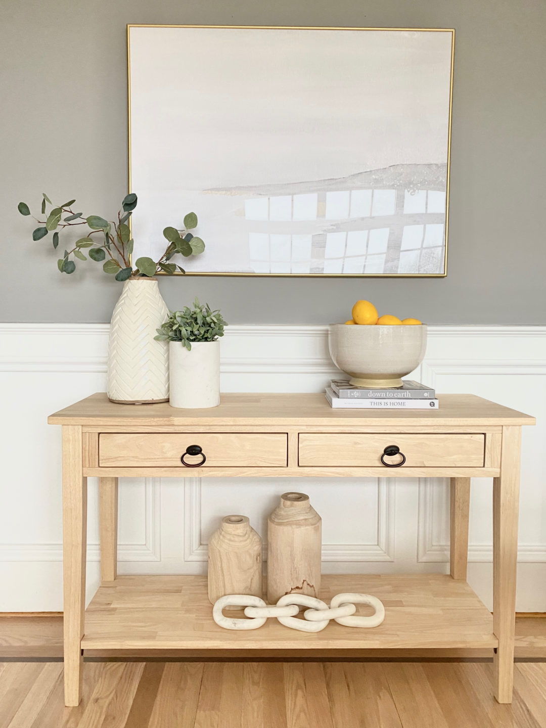 How To Style a Console Table With Simple Decor You Can Move Room to ...
