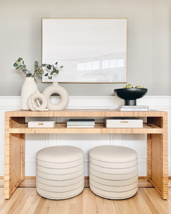 How To Style a Console Table With Simple Decor You Can Move Room to ...