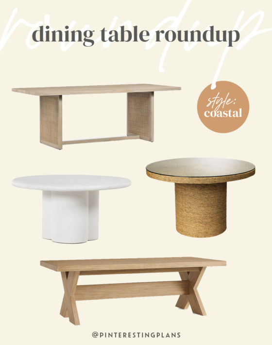 4 of My Favorite Dining Table Styles - Pinteresting Plans